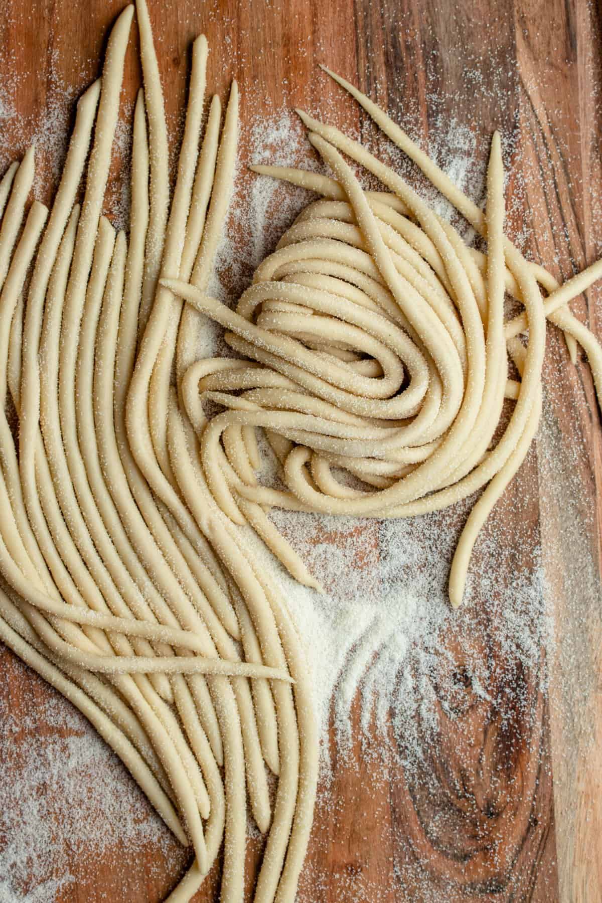 Hand Rolled Pici Pasta (great beginner shape!) - The Burnt Butter Table