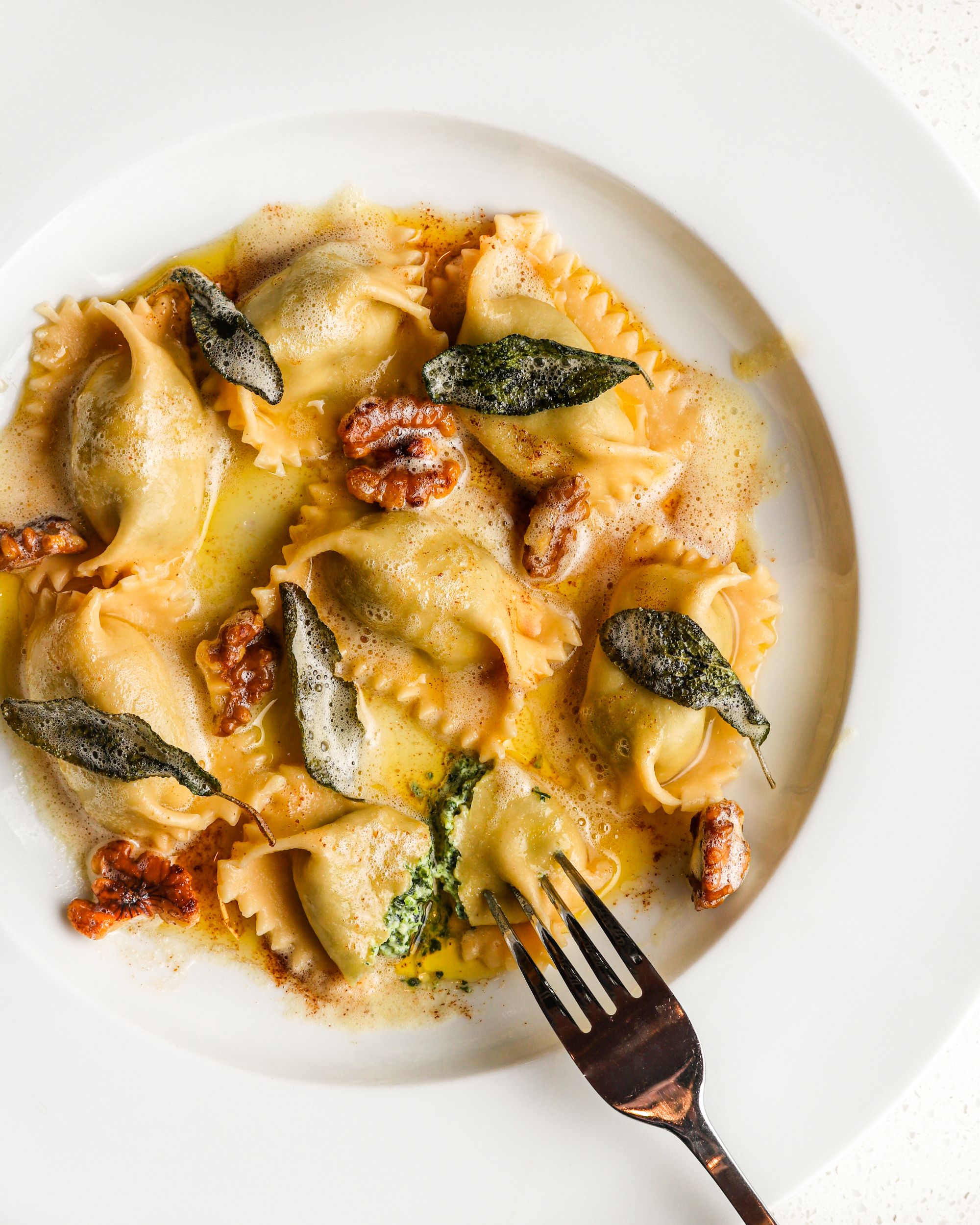Delicious Homemade Four Cheese Ravioli - The Burnt Butter Table