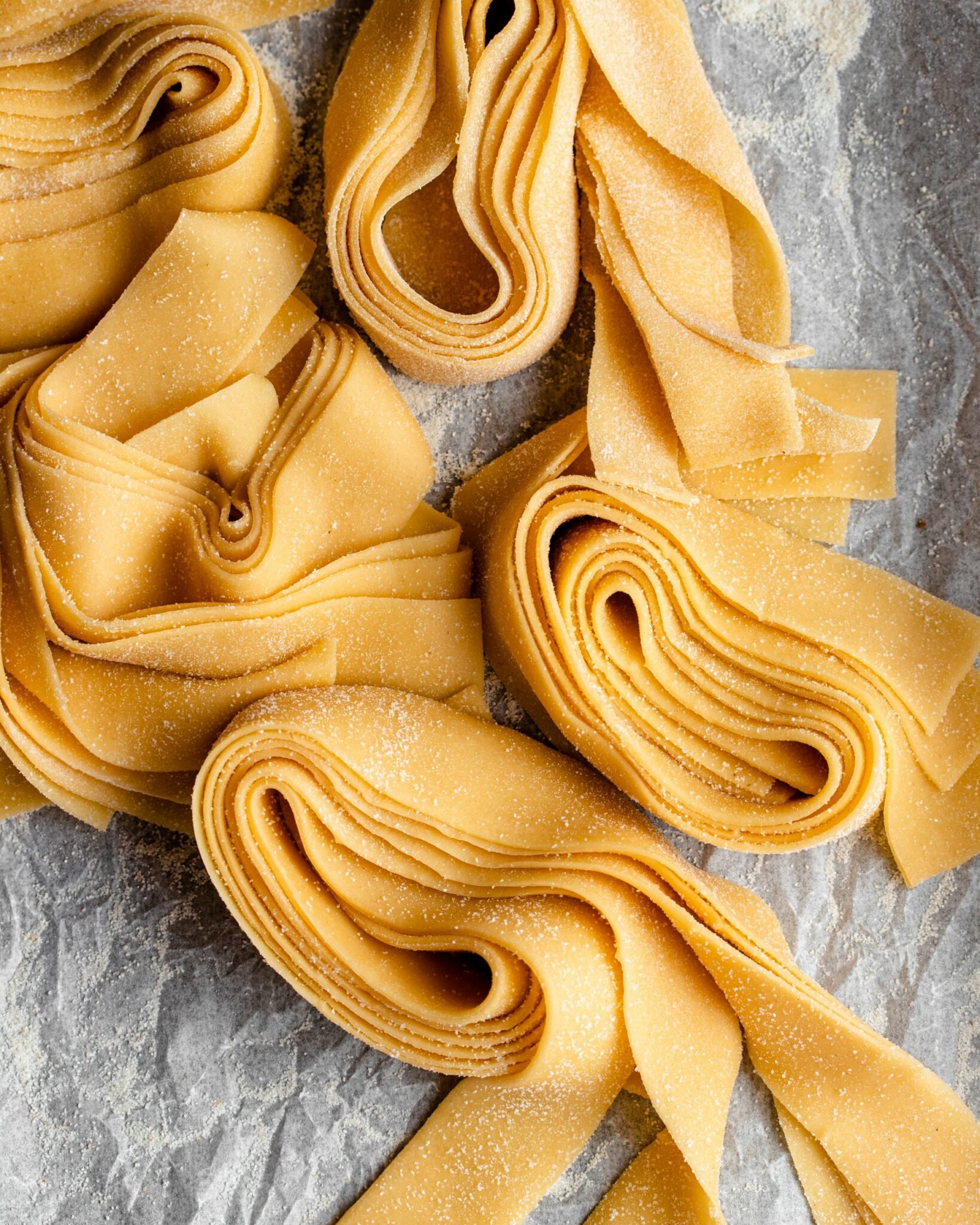 Homemade handkerchief Pasta (easiest pasta shape!) - The Burnt Butter Table