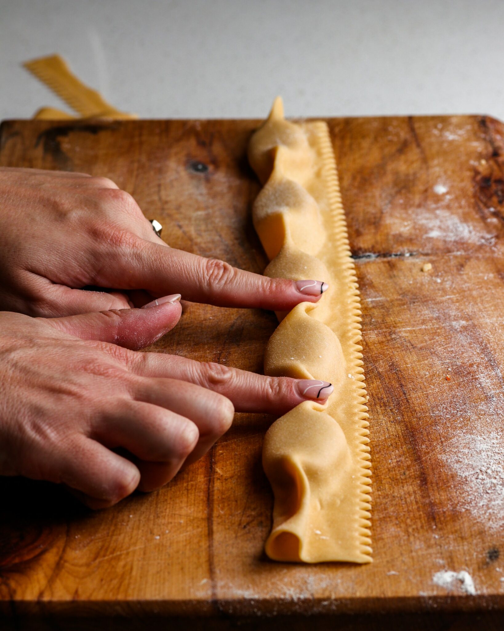 Roast Pumpkin agnolotti - The Burnt Butter Table