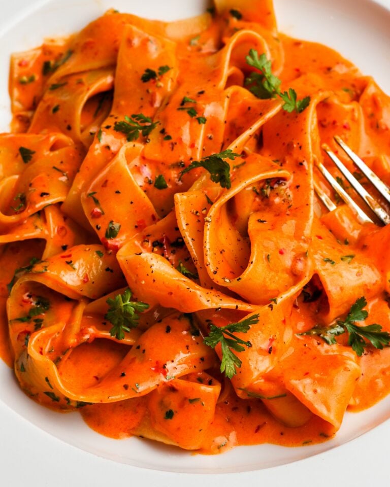Fast and delicious creamy nduja pasta sauce - The Burnt Butter Table