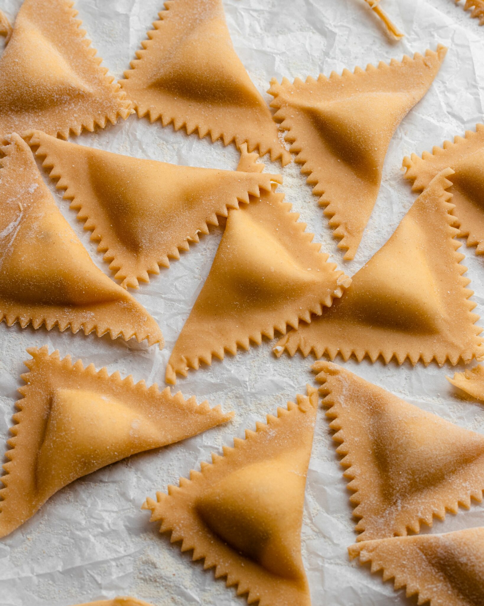 Ravioli in a white wine butter sauce - The Burnt Butter Table