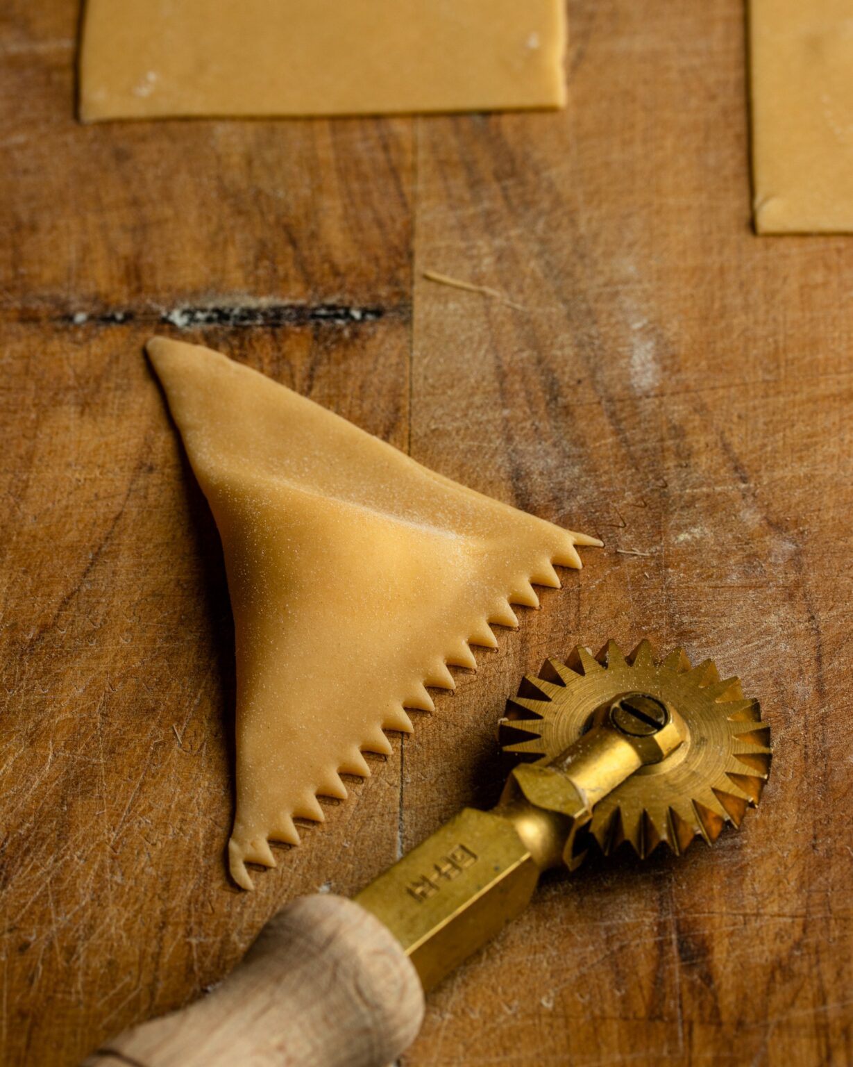 Ravioli in a white wine butter sauce - The Burnt Butter Table