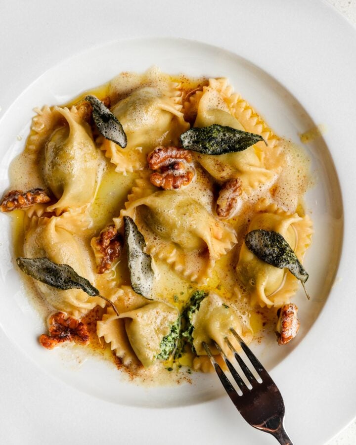 Simple ricotta ravioli filling - The Burnt Butter Table