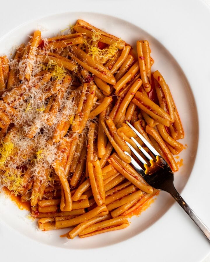 3 ingredient nduja butter pasta - The Burnt Butter Table