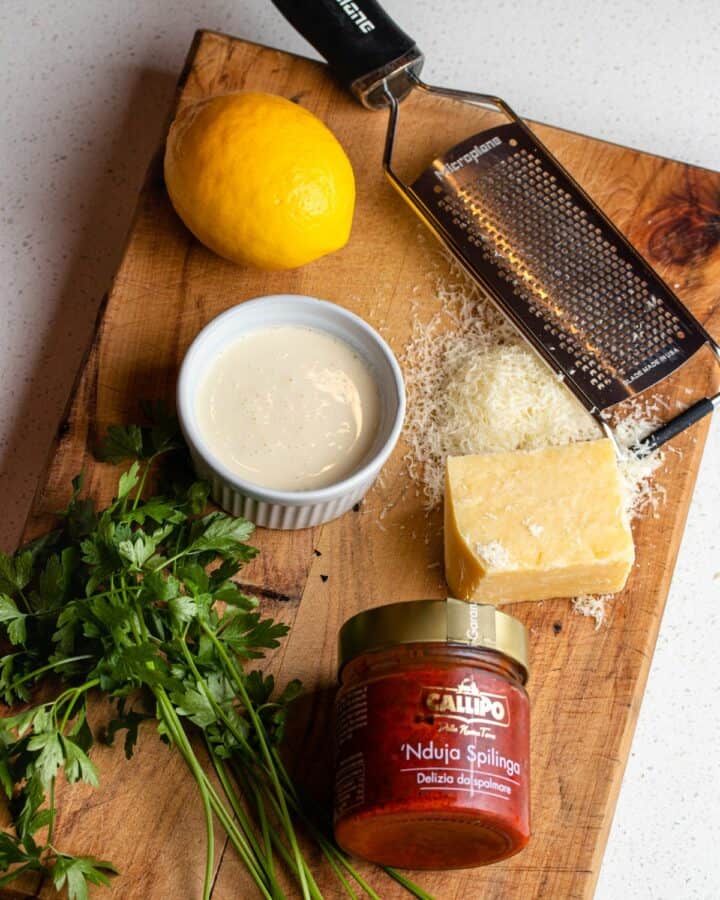 Fast and delicious creamy nduja pasta sauce - The Burnt Butter Table