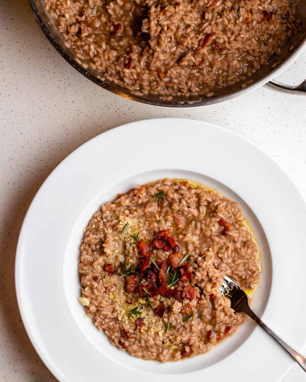 Red wine risotto - The Burnt Butter Table