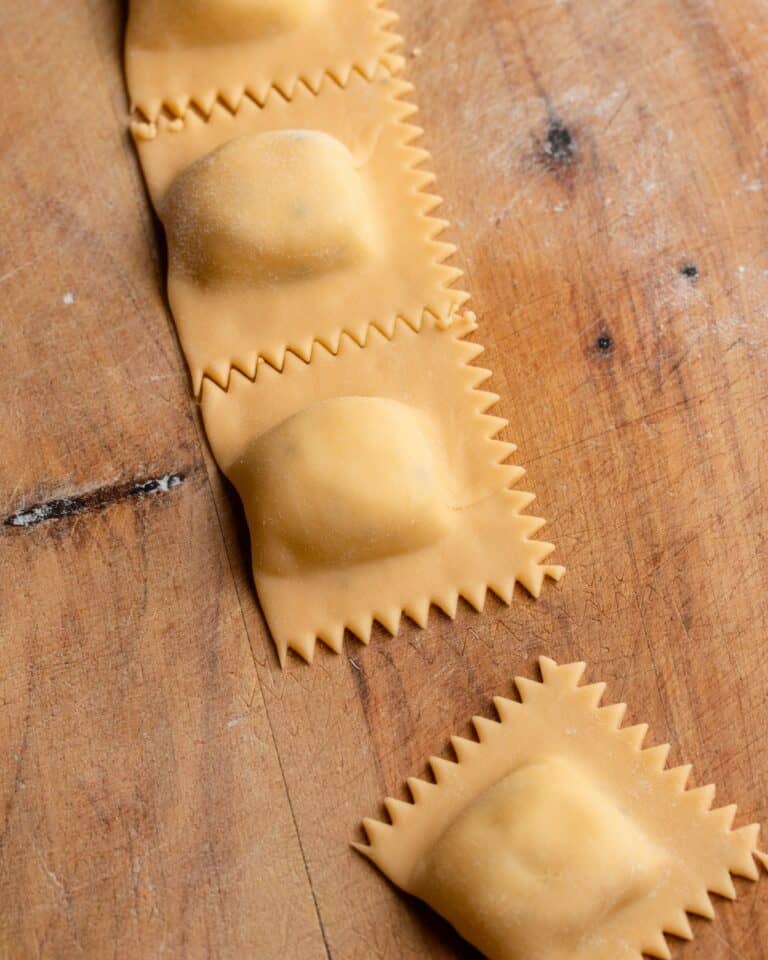 Delicious Homemade Four Cheese Ravioli - The Burnt Butter Table