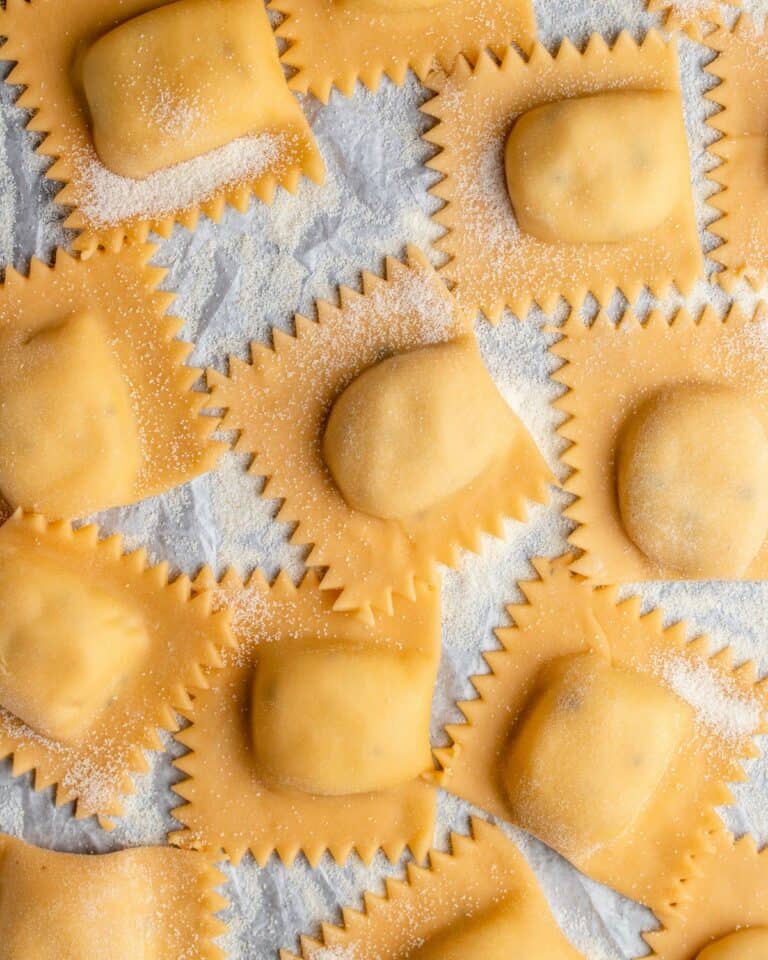 Delicious Homemade Four Cheese Ravioli - The Burnt Butter Table
