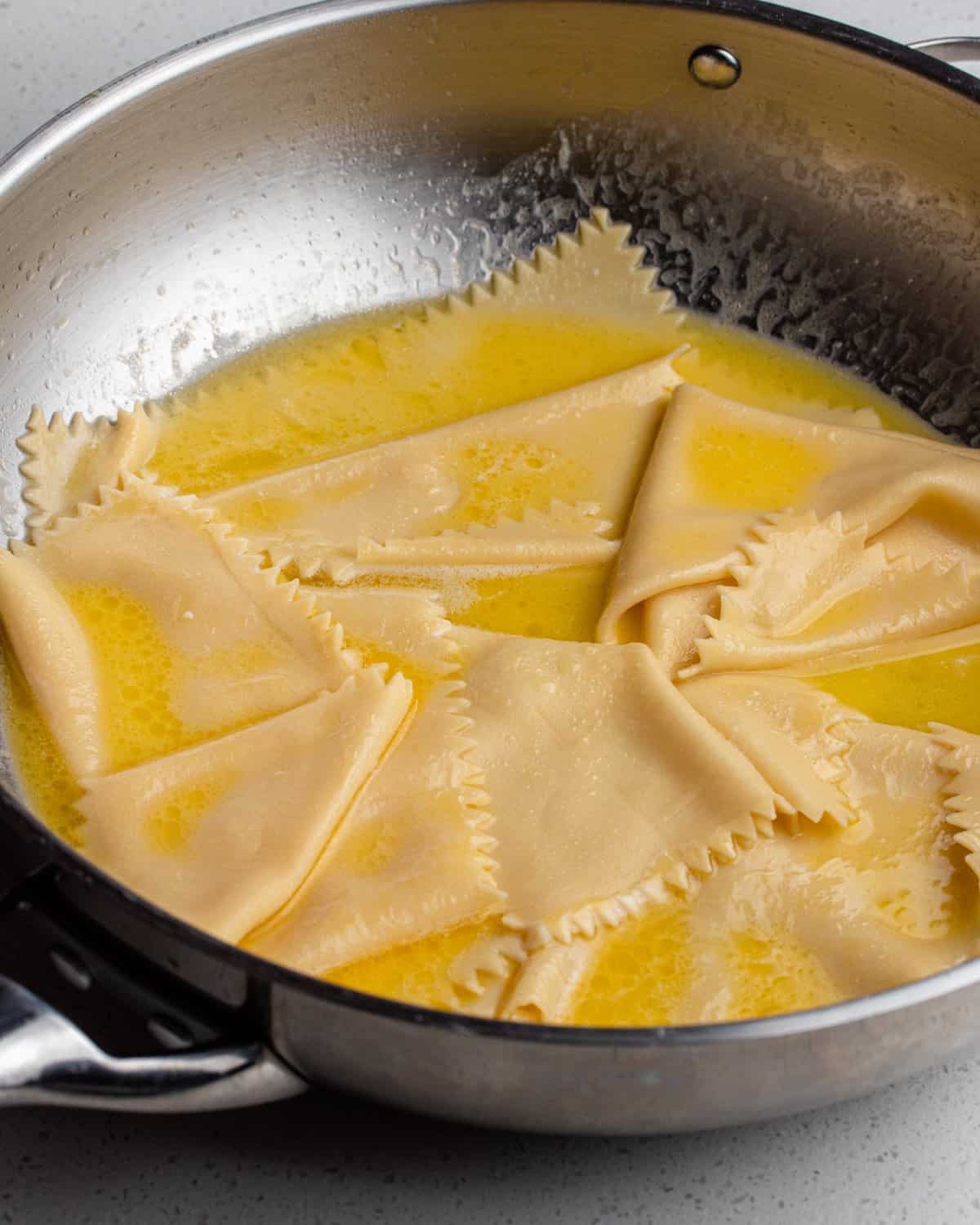 Homemade handkerchief Pasta (easiest pasta shape!) - The Burnt Butter Table