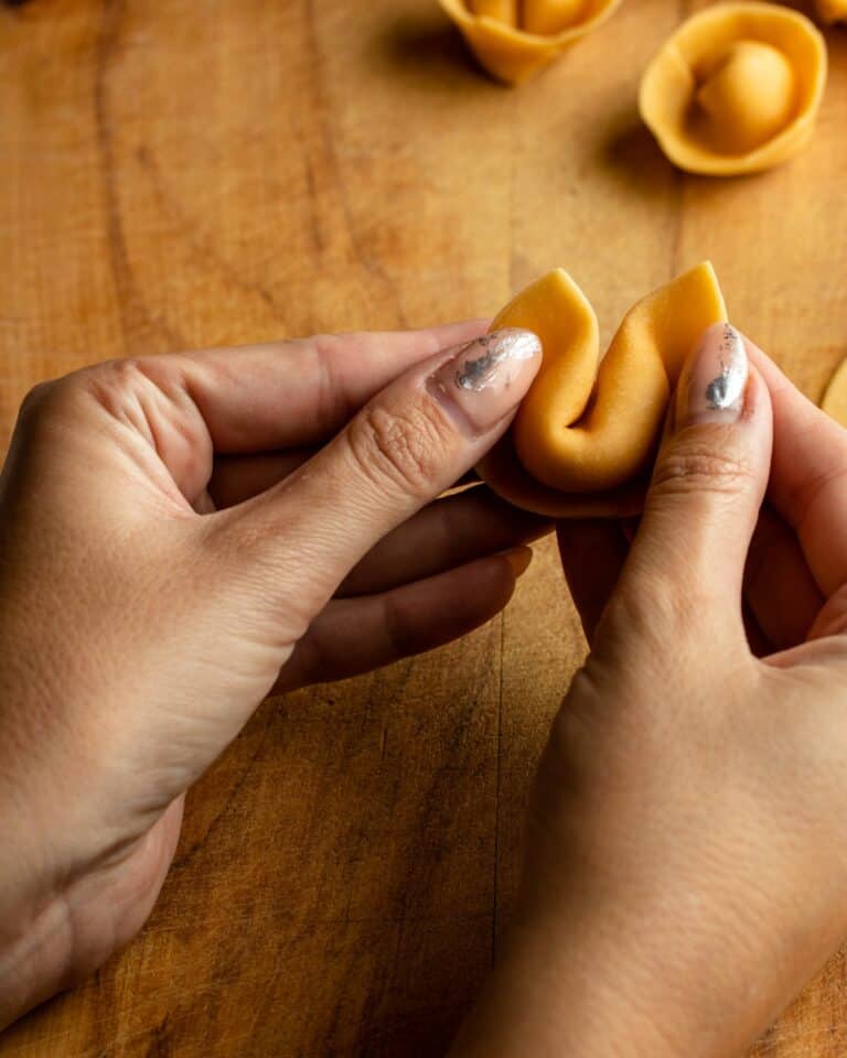 How to Make Cappelletti Pasta (easy filled shape!) - The Burnt Butter Table