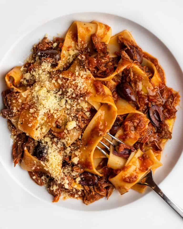 Easy Ragu Bianco (delicious white bolognese sauce) - The Burnt Butter Table