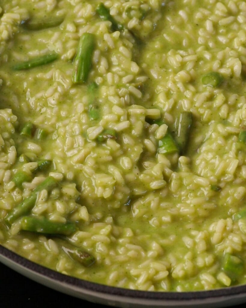 Delicious Spring Risotto with Asparagus and Peas - The Burnt Butter Table