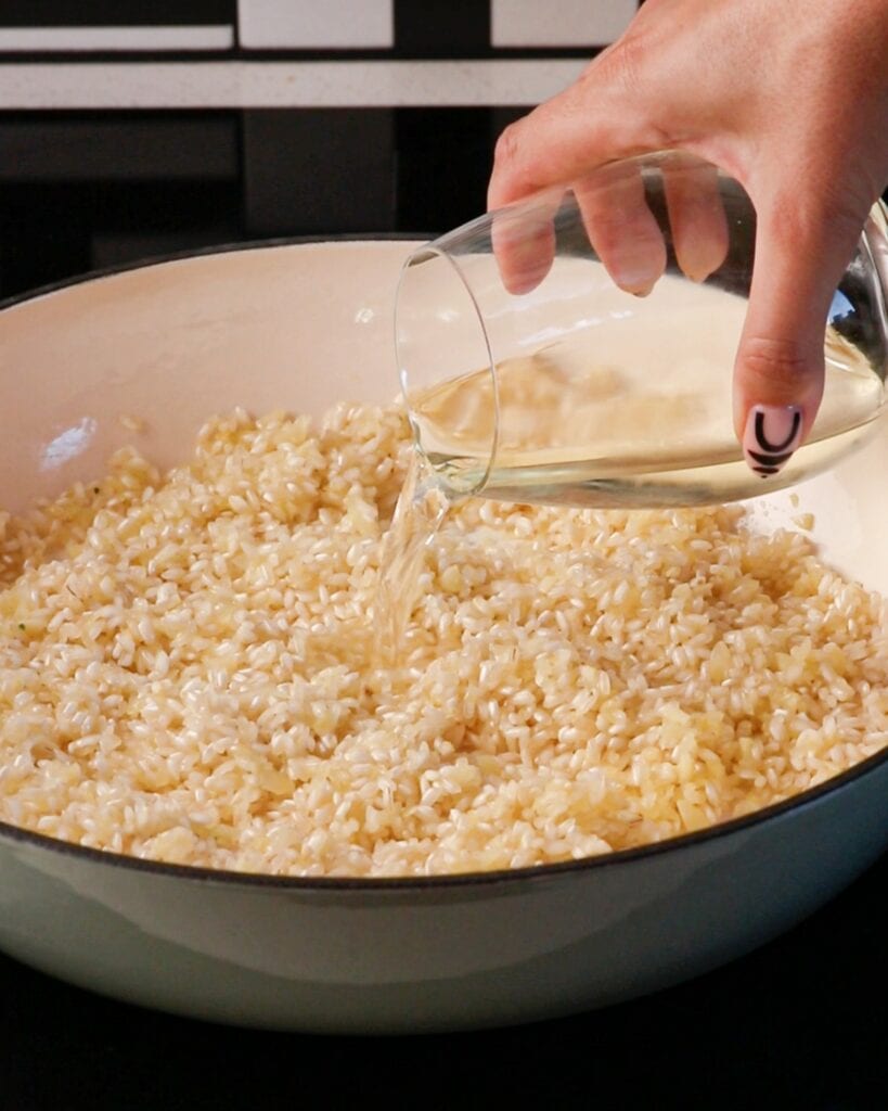 Delicious Spring Risotto with Asparagus and Peas - The Burnt Butter Table