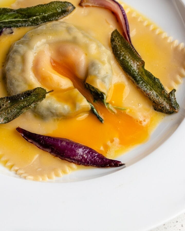 Egg Yolk Ravioli in a Butter Sauce (Raviolo al uovo) - The Burnt Butter ...