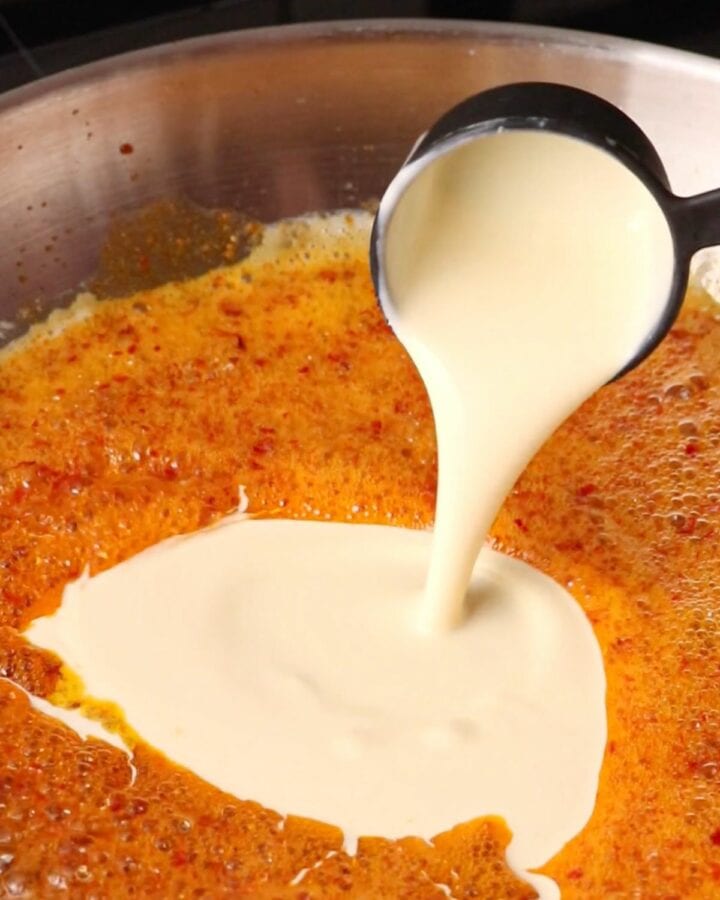 Fast and delicious creamy nduja pasta sauce - The Burnt Butter Table