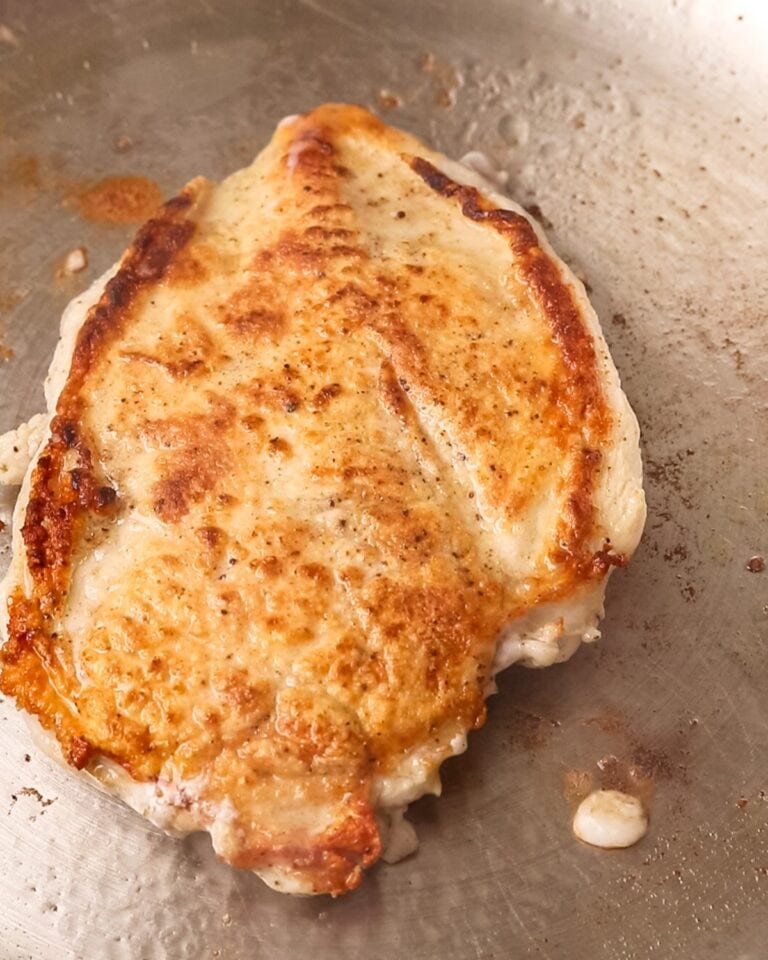 Garlic parmesan pasta with chicken (no cream) - The Burnt Butter Table