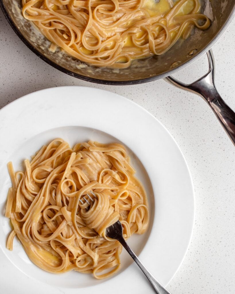 Easy Pasta Alfredo Recipe (3 Ingredients!) - The Burnt Butter Table