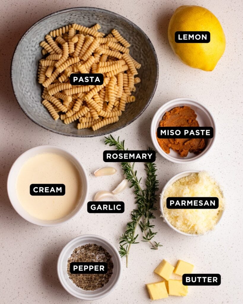 Creamy Miso Pasta - The Burnt Butter Table