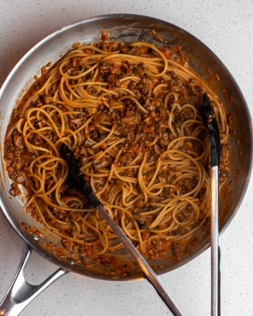 Incredible Vegetarian Bolognese (lentil and mushroom) - The Burnt ...