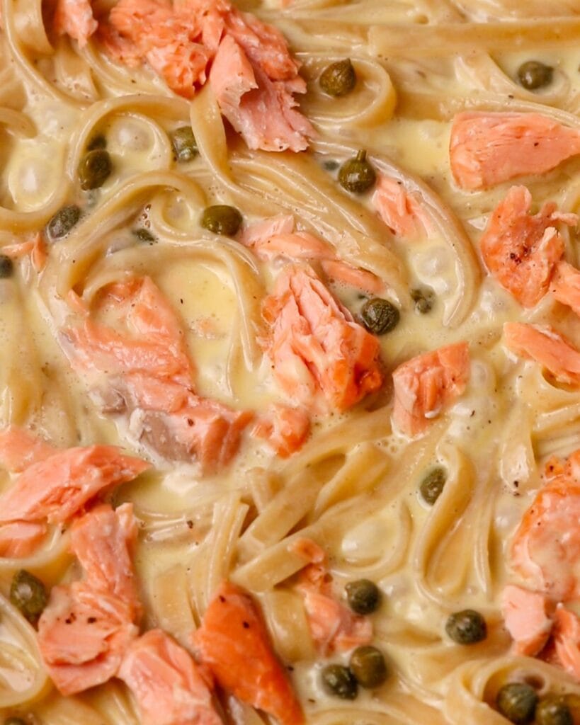 Creamy Salmon Pasta Recipe (easy and delicious) - The Burnt Butter Table