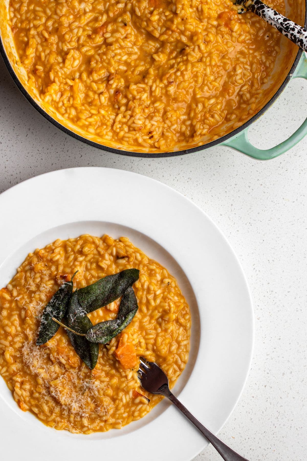 Easy Roast Pumpkin Risotto Recipe - The Burnt Butter Table
