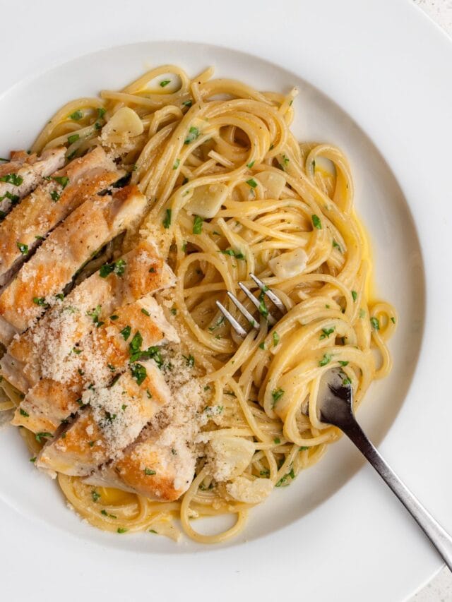 Garlic Butter Pasta with Parmesan - The Burnt Butter Table