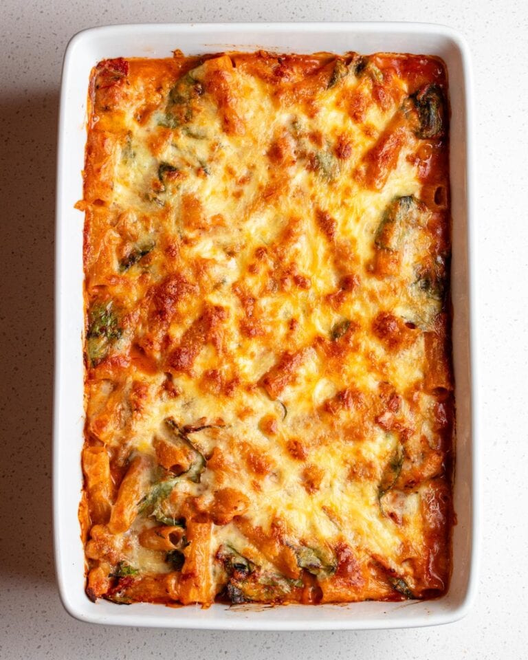 Chicken Pasta Bake (Creamy Tomato Style) - The Burnt Butter Table